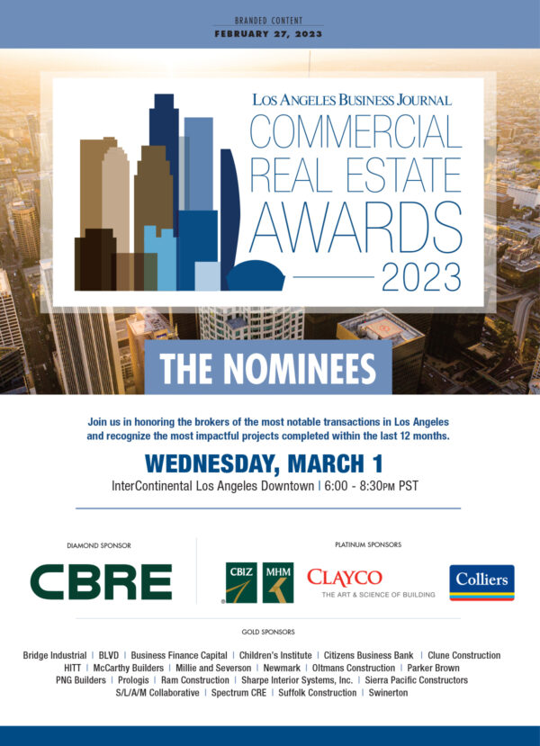 2023 Commercial Real Estate Pre-Event Supplement - Los Angeles Business ...