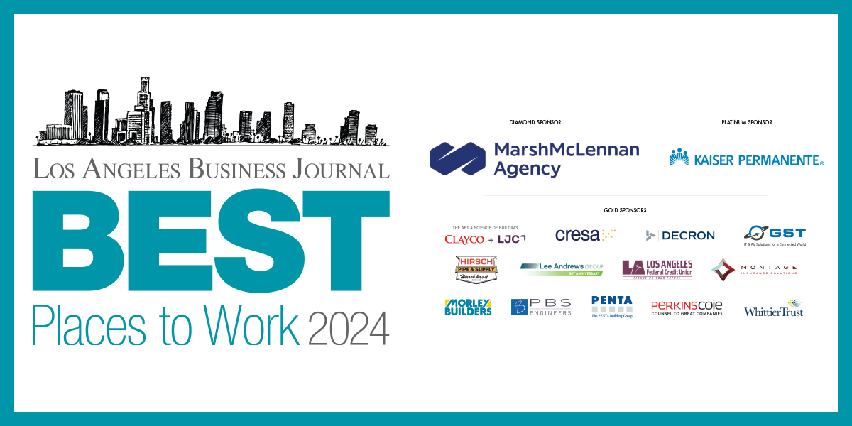 Best Places to Work | 2024 RECAP - Los Angeles Business Journal