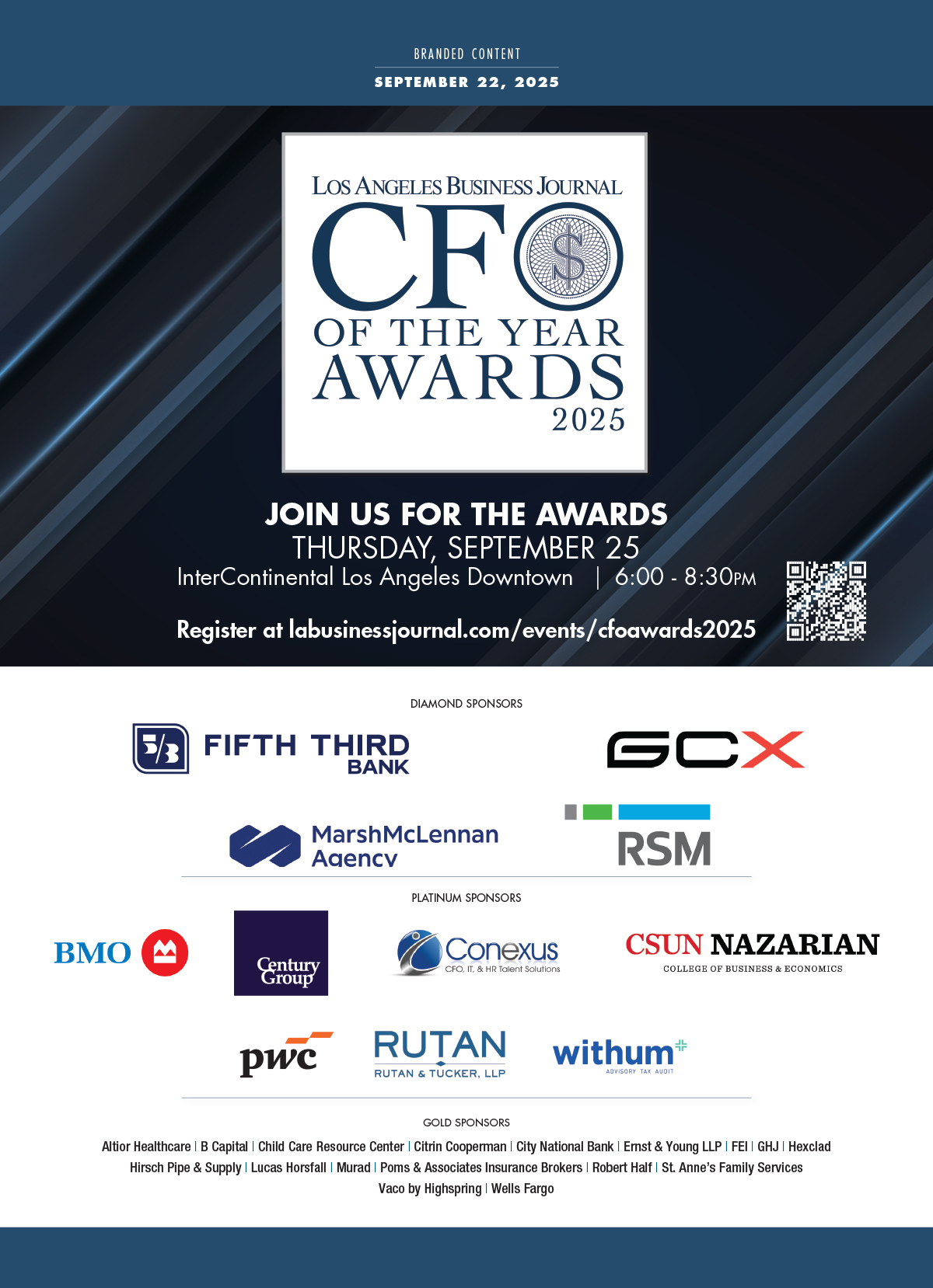 CFO of the Year Awards | 2025 Pre-Supplement - Los Angeles Business Journal