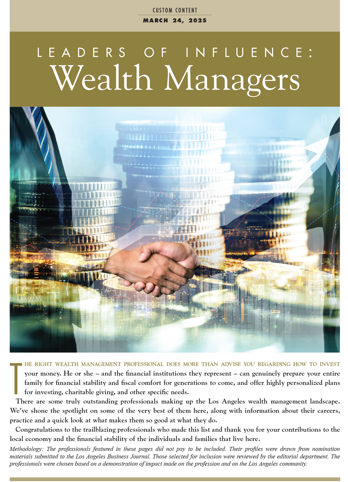 Leaders of Influence: Wealth Managers 2025 Archives - Los Angeles ...