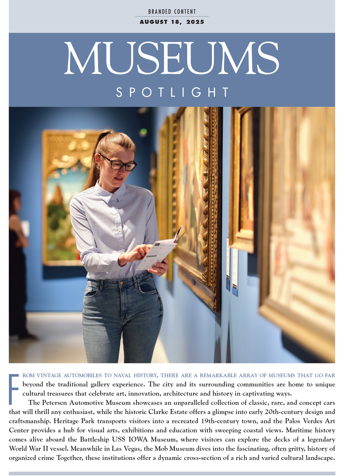 Museum Spotlight 2025 Archives - Los Angeles Business Journal